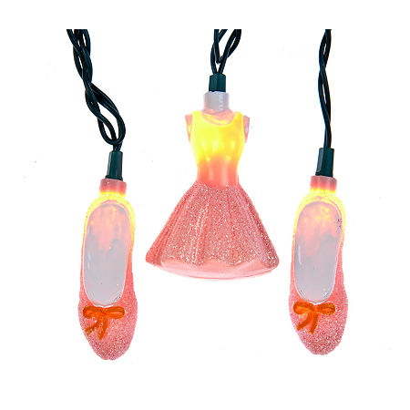 Click here for Kurt Adler UL 10-Light Glitter Tutu and Ballet Sho... prices