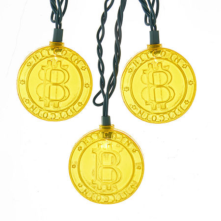 Click here for Kurt Adler UL 10-Light Bitcoin Light Set  One Size... prices