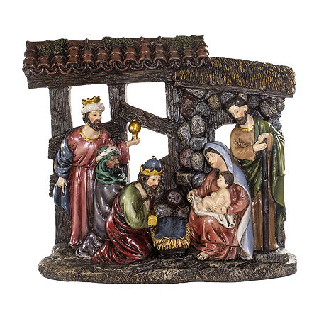 Click here for Kurt Adler 10-Inch Resin Nativity Scene Table Piec... prices