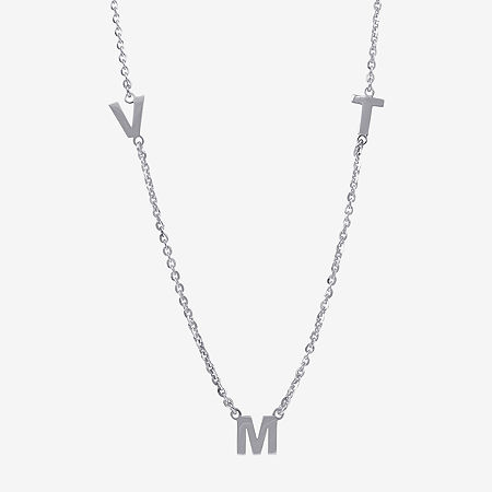 Click here for Womens Sterling Silver 16 Inch Name Necklace  One... prices