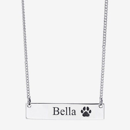 Click here for Womens Sterling Silver 18 1/2 Inch Name Necklace... prices