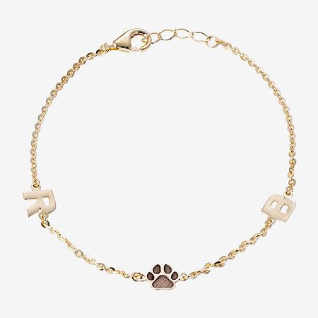 Click here for Womens 14K Gold Over Silver 6 3/4 Inch Solid Cable... prices