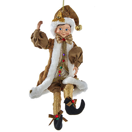 Click here for Kurt Adler 16-Inch Kringle Klaus Fortune Gold Elf... prices