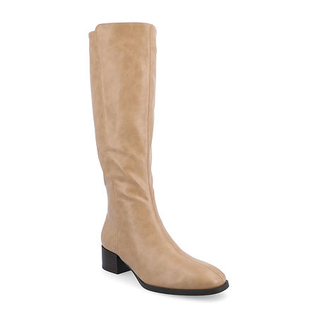 Journee Collection Womens Devri Knee High Boots - Tan