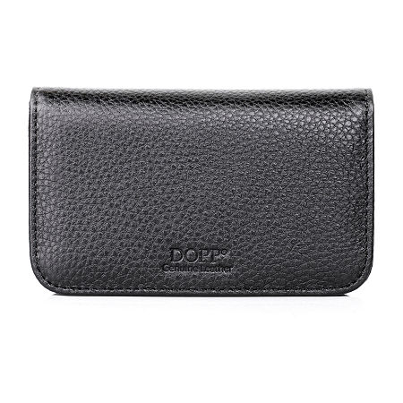 Dopp Womens Pik-Me-Up Snap Card Case Wallet - Black