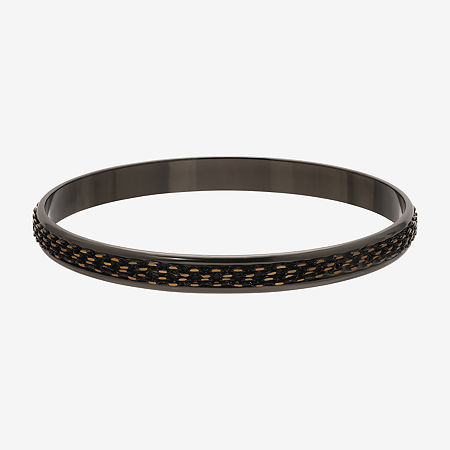 Click here for 1928 Black Tone Chain Wrapped Womens Bangle Bracel... prices