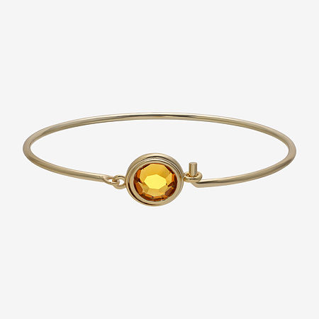 Click here for 1928 Gold Tone Thin Womens Bangle Bracelet  One Si... prices