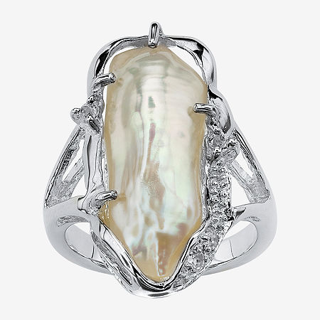 Click here for Womens White Mother Of Pearl Sterling Silver Oblon... prices