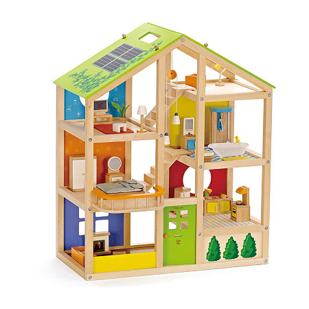 Click here for Hape All Seasons Wooden Dollhouse  One Size prices