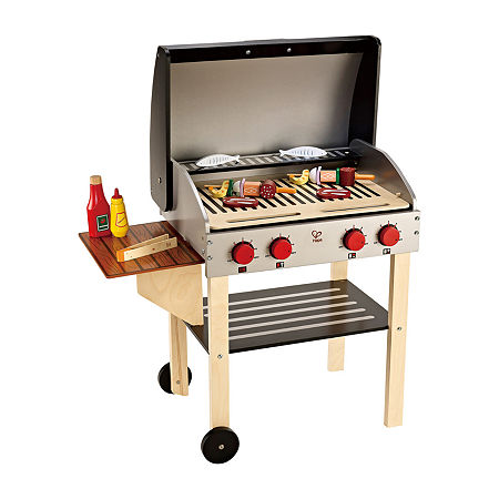 Hape Wooden Gourmet Grill and Shish Kabob Play Kitchen - Multicolored