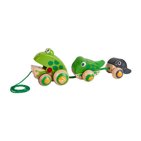 Click here for Hape Pull-Along Frog Family Toddler Toy - Multi prices