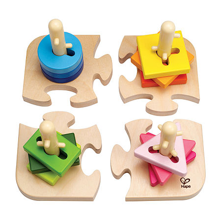 Click here for Hape Creative Peg 16 Pieces Puzzle  One Size prices