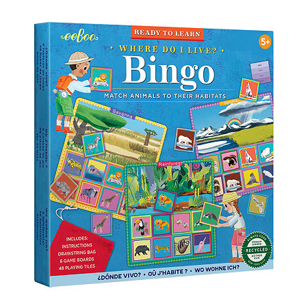 Click here for Eeboo Where Do I Live Bingo Board Game  One Size prices