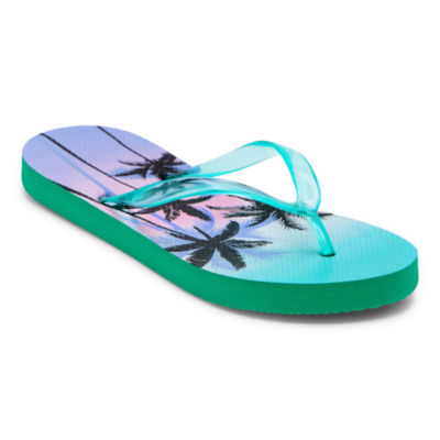 Mixit Womens Print Flip-Flops - JCPenney