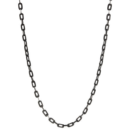Click here for Mens Stainless Steel 24 Inch Link Necklace  One Si... prices