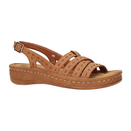 Easy Street Womens Kehlani Sandals - Tan