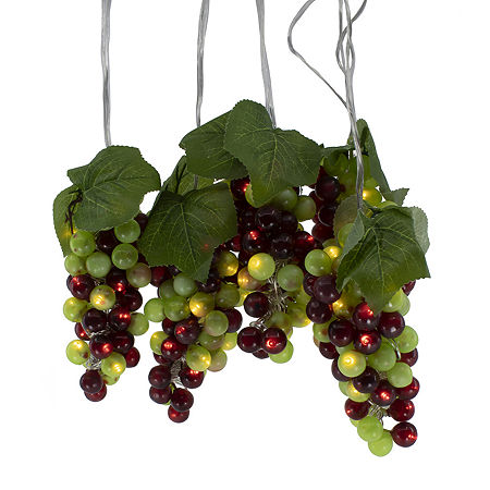 Click here for Kurt Adler 100-Light Green and Burgundy LED Grape... prices
