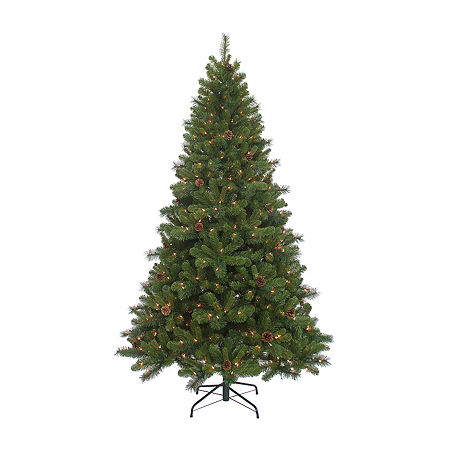 Click here for Kurt Adler 7.5-Foot Pre-Lit Clear Burlington Spruc... prices