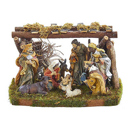 Click here for Kurt Adler Nativity Set with 9 Figures and Stable... prices