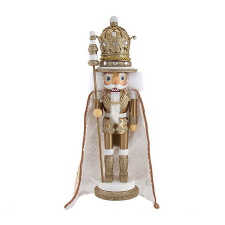 Kurt Adler 17.5 Hollywood King Nutcracker - Gold