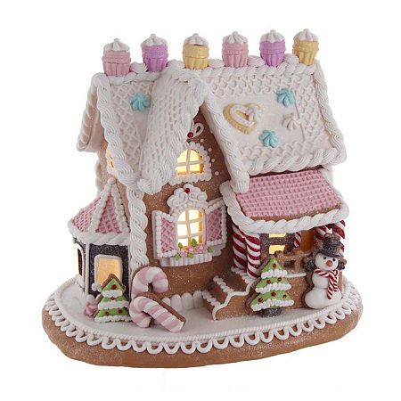 Click here for Kurt Adler Lighted Christmas 9 in Gingerbread Hous... prices