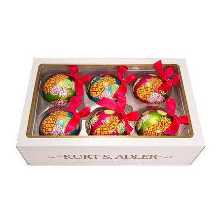 Click here for Kurt Adler 80MM Glass Pineapple Pattern Ball Ornam... prices