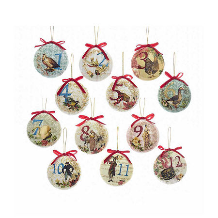 Click here for Kurt Adler 12-pc. Christmas Ornament  One Size  Mu... prices