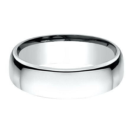 Click here for Unisex Adult 6.5MM 10K White Gold Wedding Band  13... prices