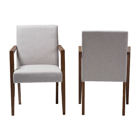 Click here for Andrea 2-Piece Dining Arm Chair  One Size  Beige prices