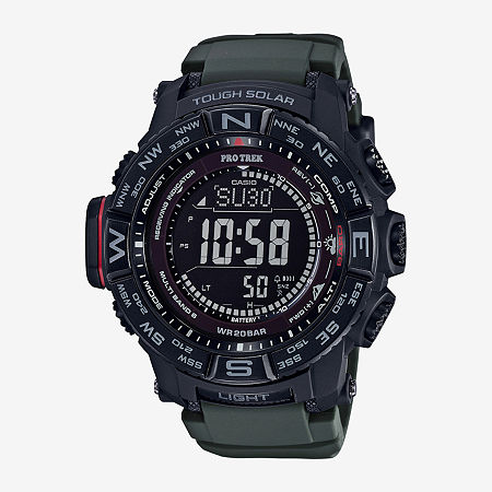 Click here for Casio Mens Green Strap Watch Prw-3510y-8cr  One Si... prices