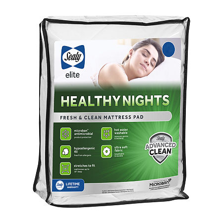 Click here for Sealy Healthy Nights Fresh And Clean Mattress Pad... prices
