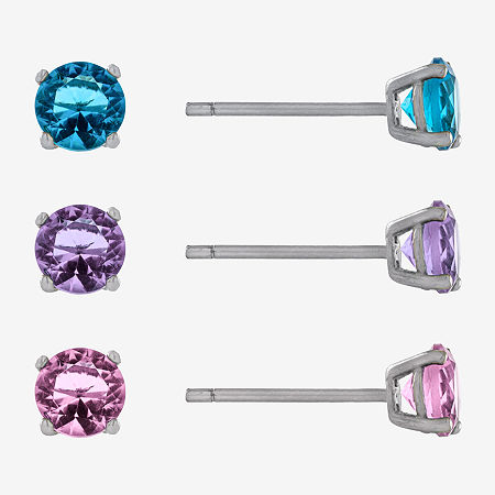 Click here for Silver Treasures Womens Cubic Zirconia Sterling Si... prices
