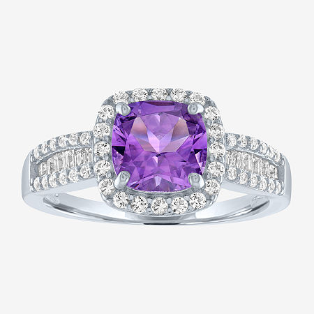 Click here for Womens Genuine Purple Amethyst Sterling Silver Coc... prices