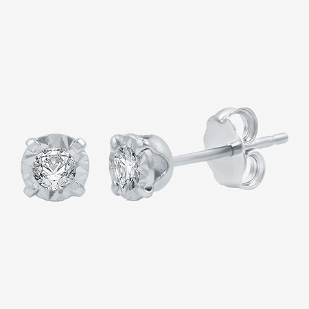 Click here for 1/8 CT.T.W. Natural Diamond 10K Gold Stud Earrings... prices