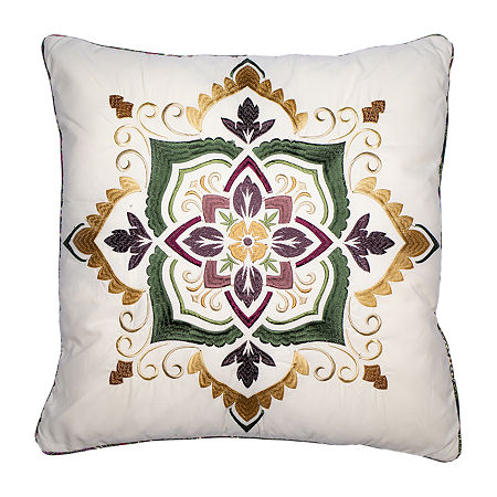 Click here for Donna Sharp Spice Postage Square Throw Pillow  One... prices