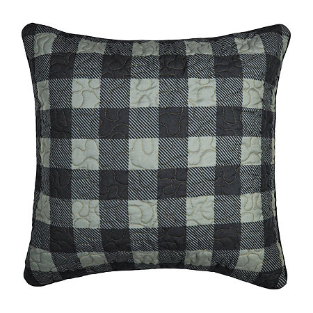 Click here for Donna Sharp Bear Walk Plaid Square Throw Pillow  O... prices