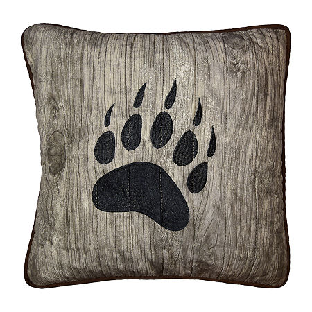 Click here for Donna Sharp Bear Mirage Square Throw Pillow  One S... prices