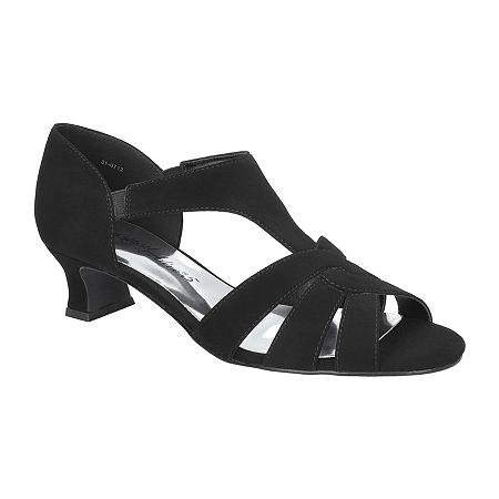 Click here for Easy Street Womens Essie Heeled Sandals  6 Wide  B... prices