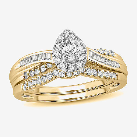Click here for Womens 1/2 CT. T.W. Natural White Diamond 10K Whit... prices