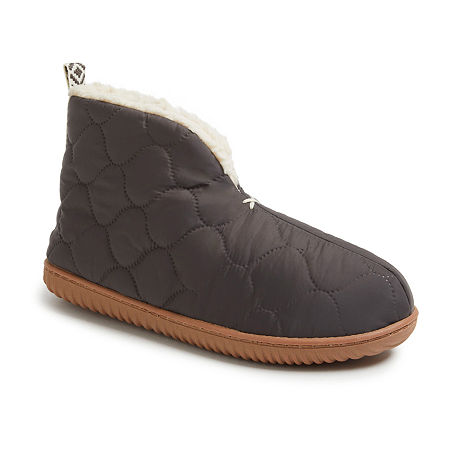 Click here for Dearfoams Womens Warm Up Bootie House Shoe Boot Sl... prices