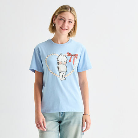 Click here for New World Kewpie Boyfriend Tee Womens Juniors Crew... prices