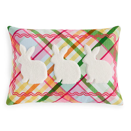 Click here for Layerings Easter Bunny Lumbar Pillow  One Size  Pi... prices