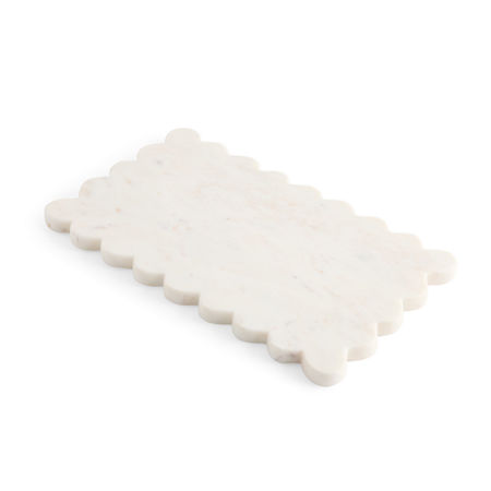 Click here for Layerings Scalloped Marble Serve Board  One Size... prices