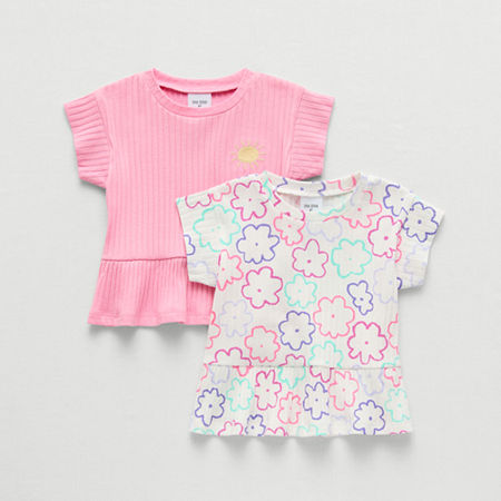 Click here for Okie Dokie Toddler Girls Round Neck Short Sleeve 2... prices