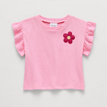 Click here for Okie Dokie Baby Girls Round Neck Short Sleeve Regu... prices