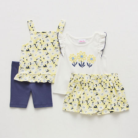 Click here for Little Lass Toddler Girls 4-pc. Short Set  3t  Yel... prices