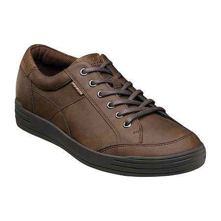Nunn Bush Mens Kore City Walk Low-Top Sneakers - Dark Brown