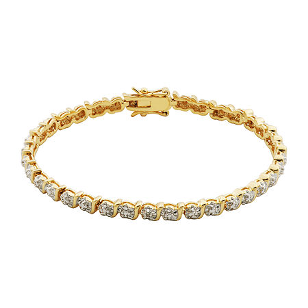 Click here for Silver Reflections Womens Natural White Diamond Ac... prices