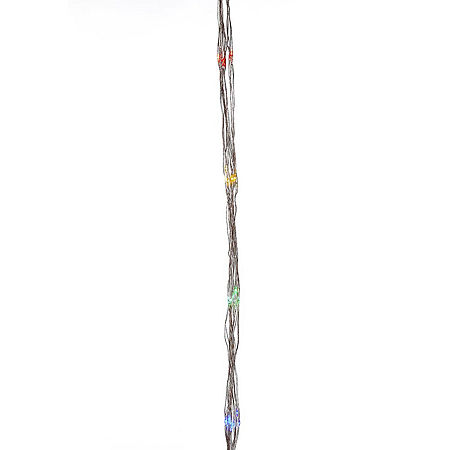 Click here for Kurt S. Adler 78in Silver Nylon 200 Multi-colored... prices