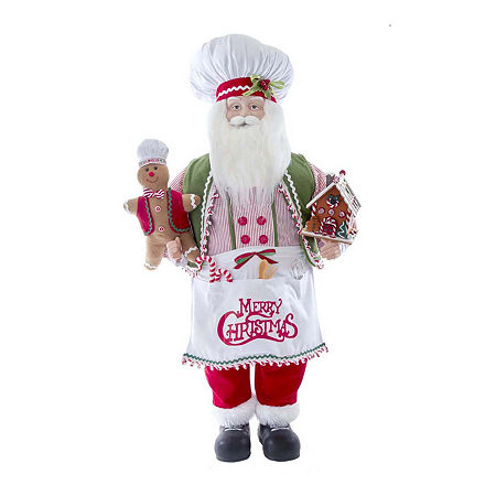 Click here for Kurt Adler 40-Inch Christmas Chef Santa with Ginge... prices